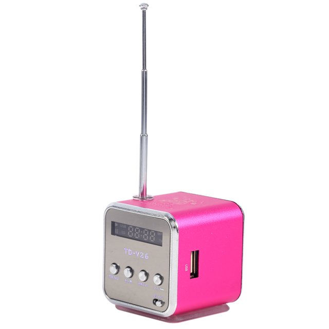 Mini altavoz reproductor de música portátil radio FM PC moda compatible ...