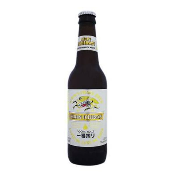 Cerveza clara Kirin Ichiban botella de 355 ml | Walmart en línea