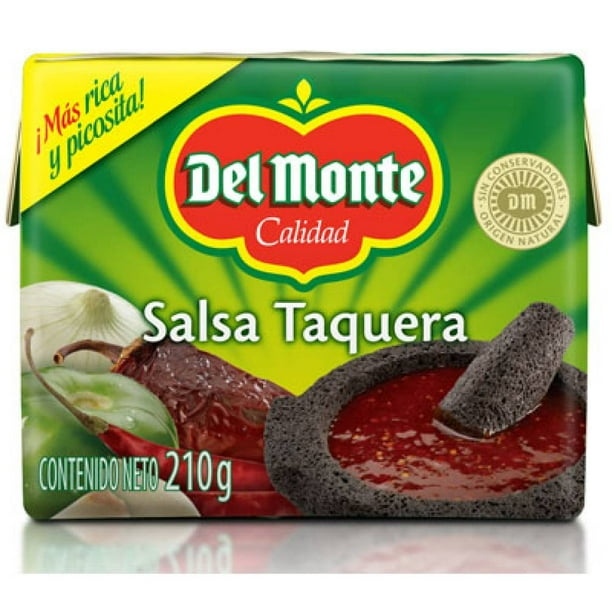 Salsa taquera Del Monte roja 210 g | Walmart en línea