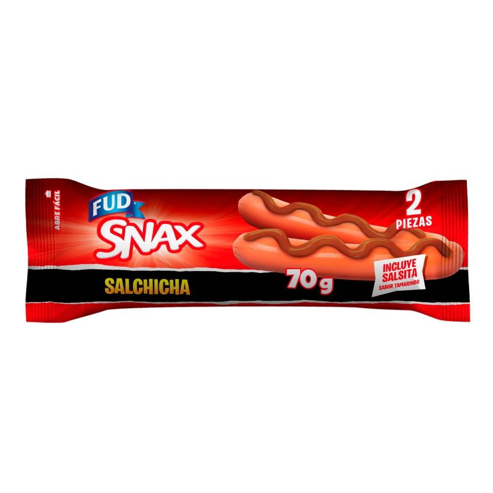 Salchichas FUD Snax de pavo 2 pzas 70 g | Walmart en línea