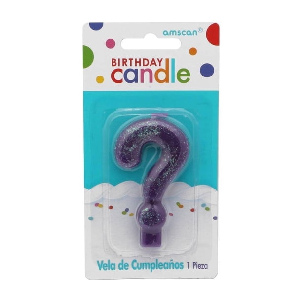 Vela de cumpleaños Amscan de cumpleaños 1 pza | Walmart en línea