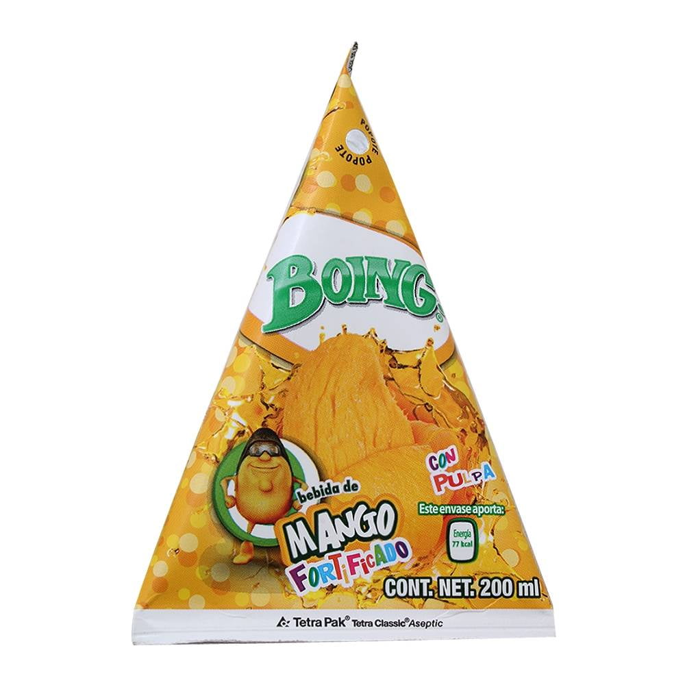 Bebida Boing con pulpa de mango fortificada 200 ml | Walmart en línea