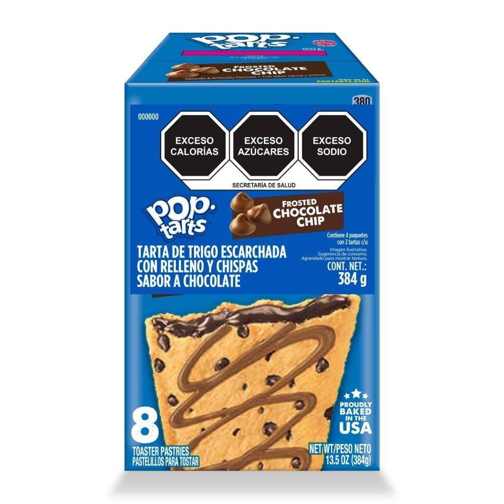 Tarta Pop Tarts Kellogg's chocolate chip 384 g || Bodega Aurrera ...