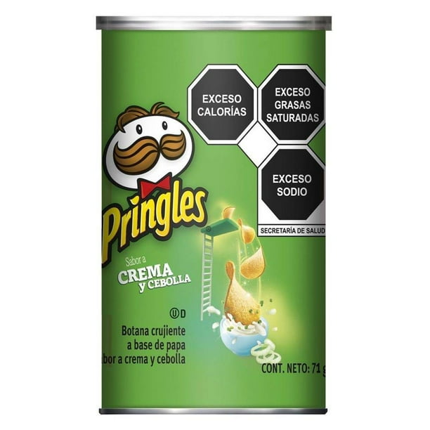 Papas Pringles sabor crema y cebolla 71 g | Walmart en línea