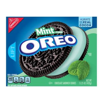 Galletas Oreo relleno sabor menta 432 g | Walmart en línea