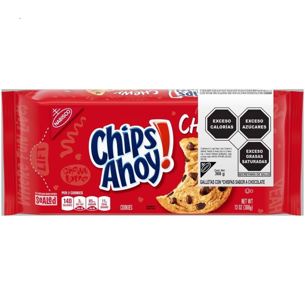 Galletas Chips Ahoy! chewy con chispas sabor chocolate 368 g | Walmart ...