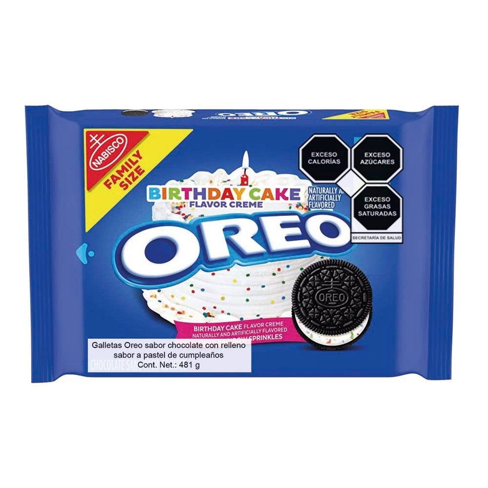 Galletas Nabisco Oreo sabor chocolate rellenas sabor pastel de ...