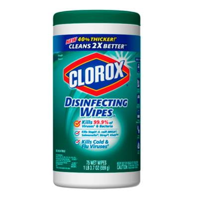 Toallitas desinfectantes Clorox fresh scent 75 pzas | Walmart en línea