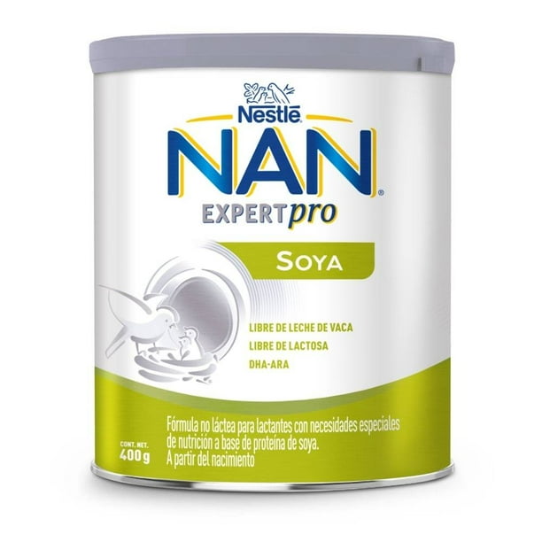 Fórmula infantil Nan soya a partir del nacimiento 400 g | Walmart en línea