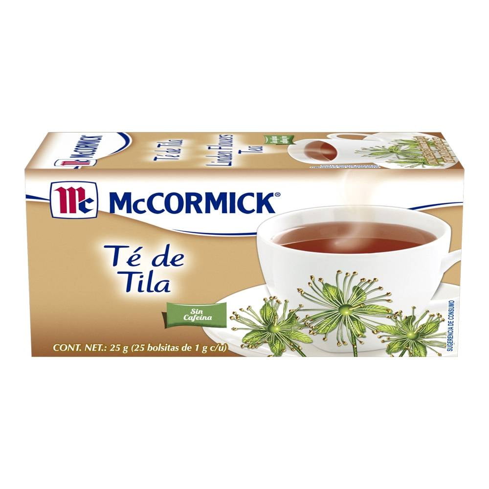 Té de tila McCormick 25 pzas | Walmart en línea