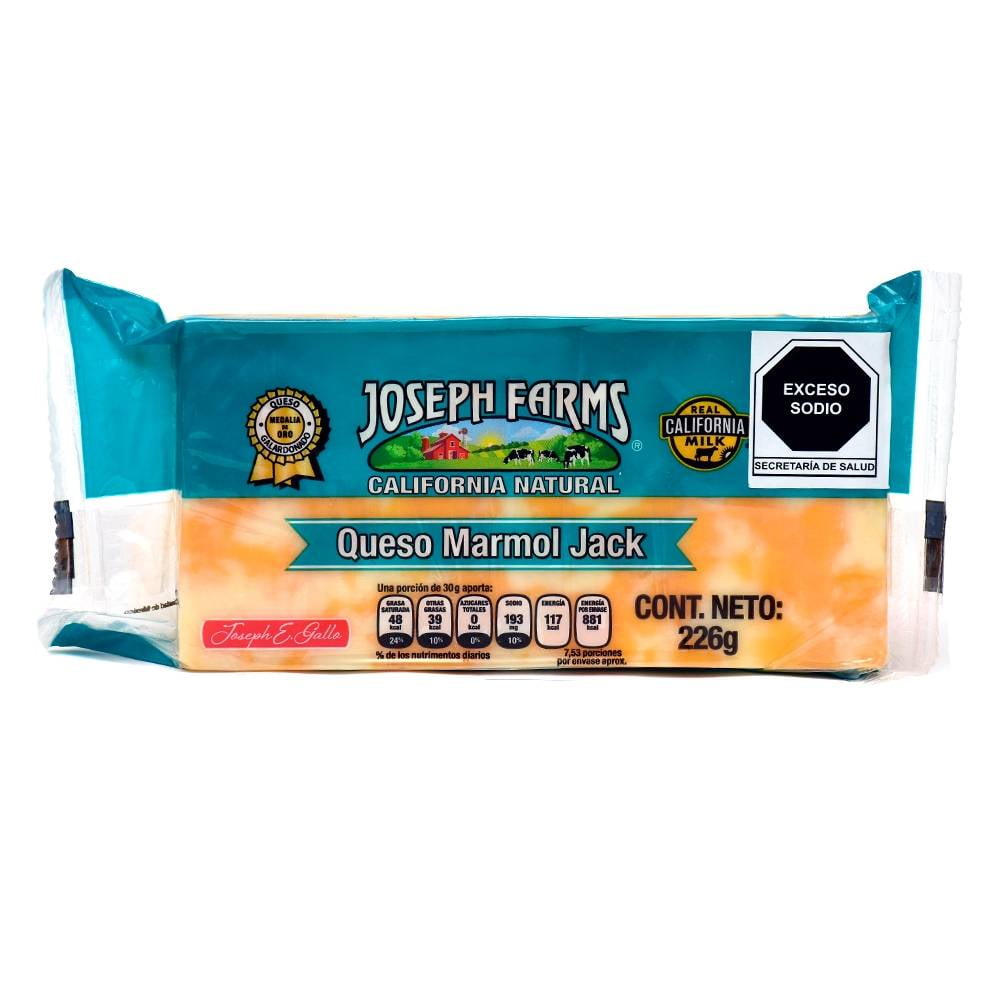 Queso marmol Jack Joseph Farms 226 g | Walmart en línea