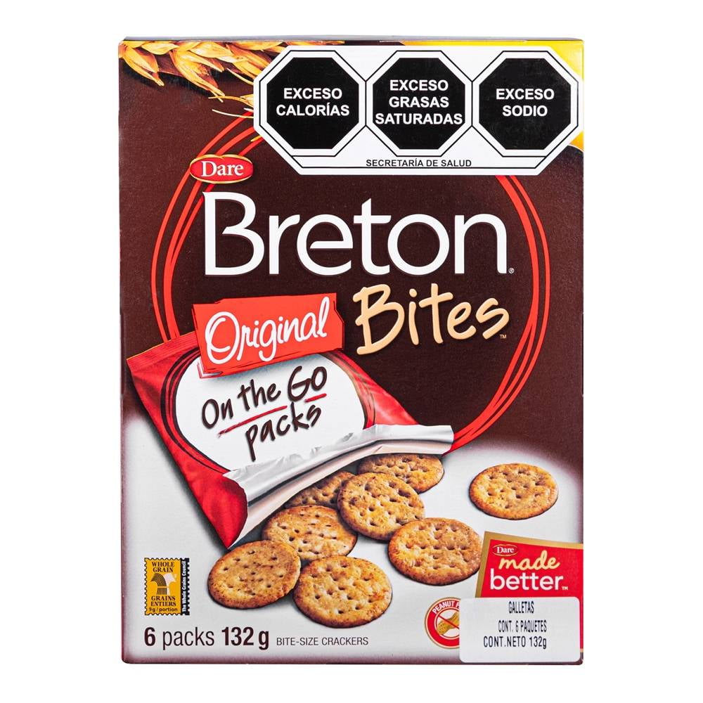 Galletas Dare Breton original bites 6 paquetes | Walmart en línea