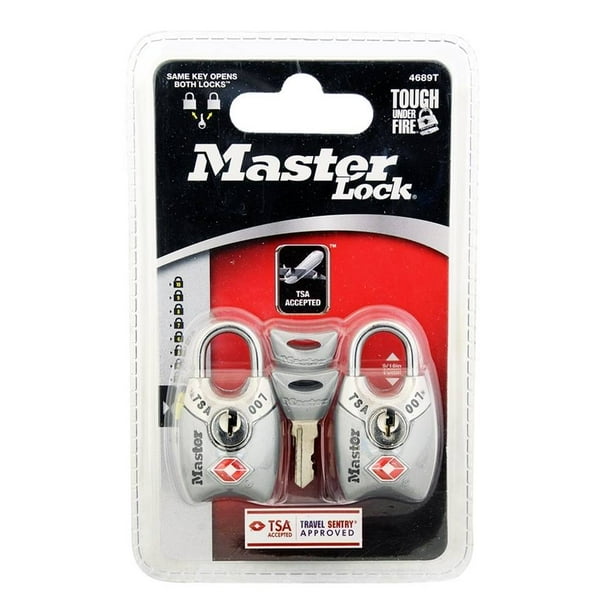 Juego de Candados Master Lock para Equipaje 2 Piezas | Walmart en línea