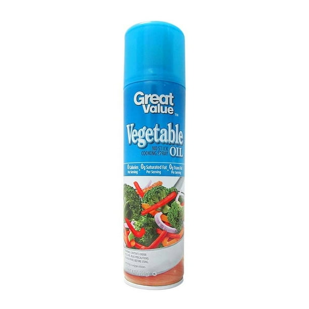 Aceite vegetal Great Value en aerosol 227 g | Walmart en línea
