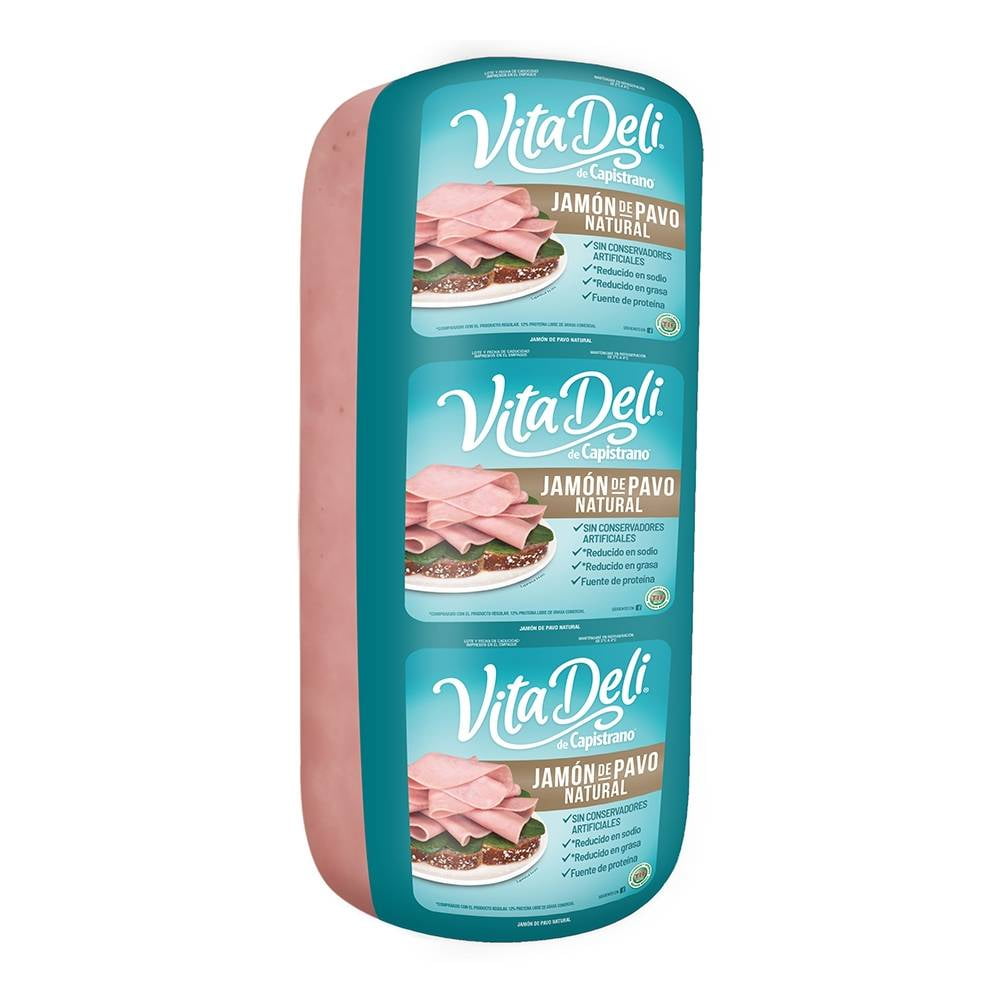 Jamón de pavo VitaDeli por kg | Walmart en línea
