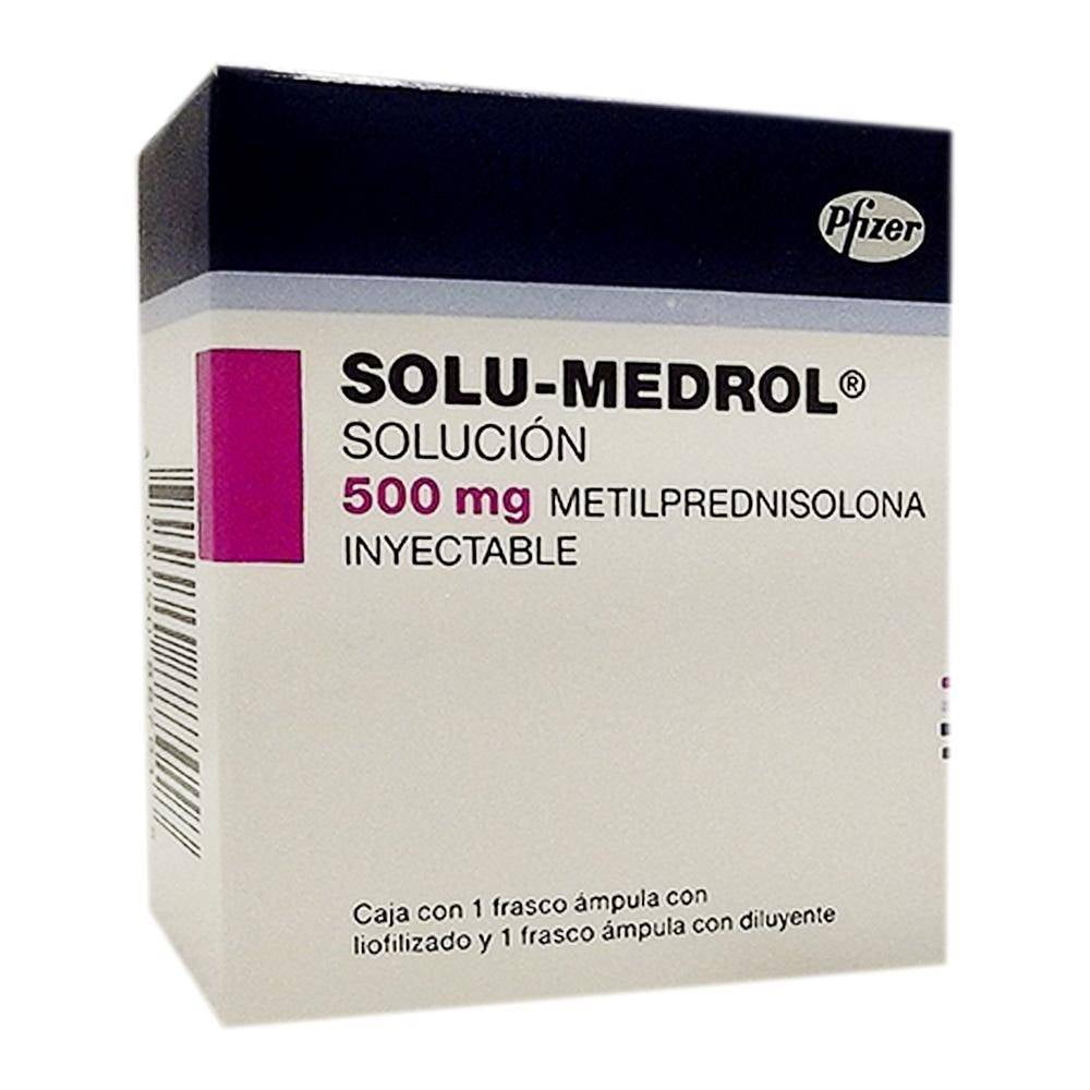 Solu Medrol 500 mg solución inyectable 8 ml | Walmart en línea