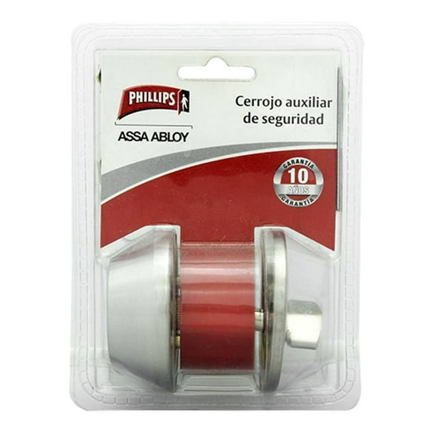 Cerrojo Auxiliar de Seguridad Phillips Assa Abloy Mod.81002 | Walmart ...