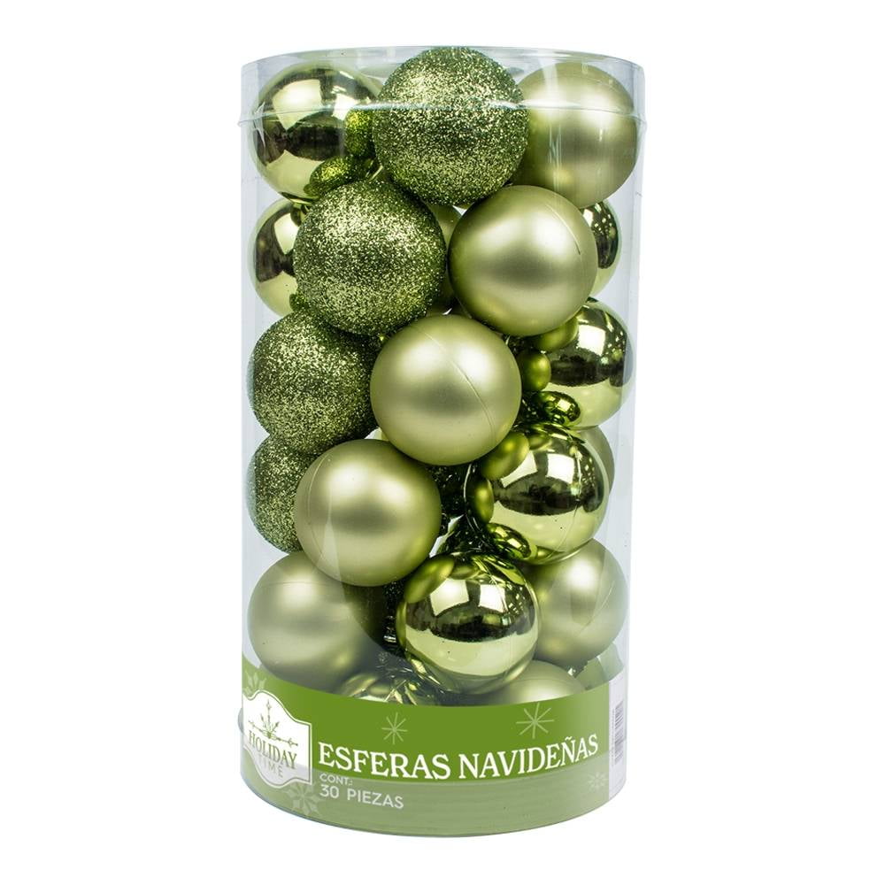Set de 30 Esferas Janel Limón | Walmart en línea
