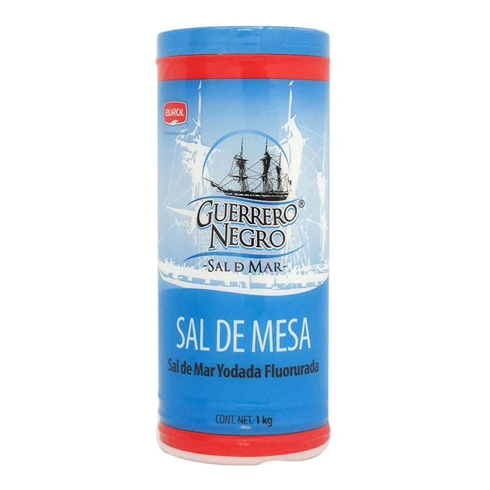 Sal de mesa Guerrero Negro en bote de 1 kg | Walmart en línea