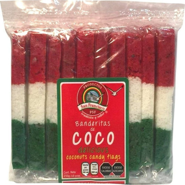 Banderitas de coco San Francisco 10 pzas | Walmart en línea