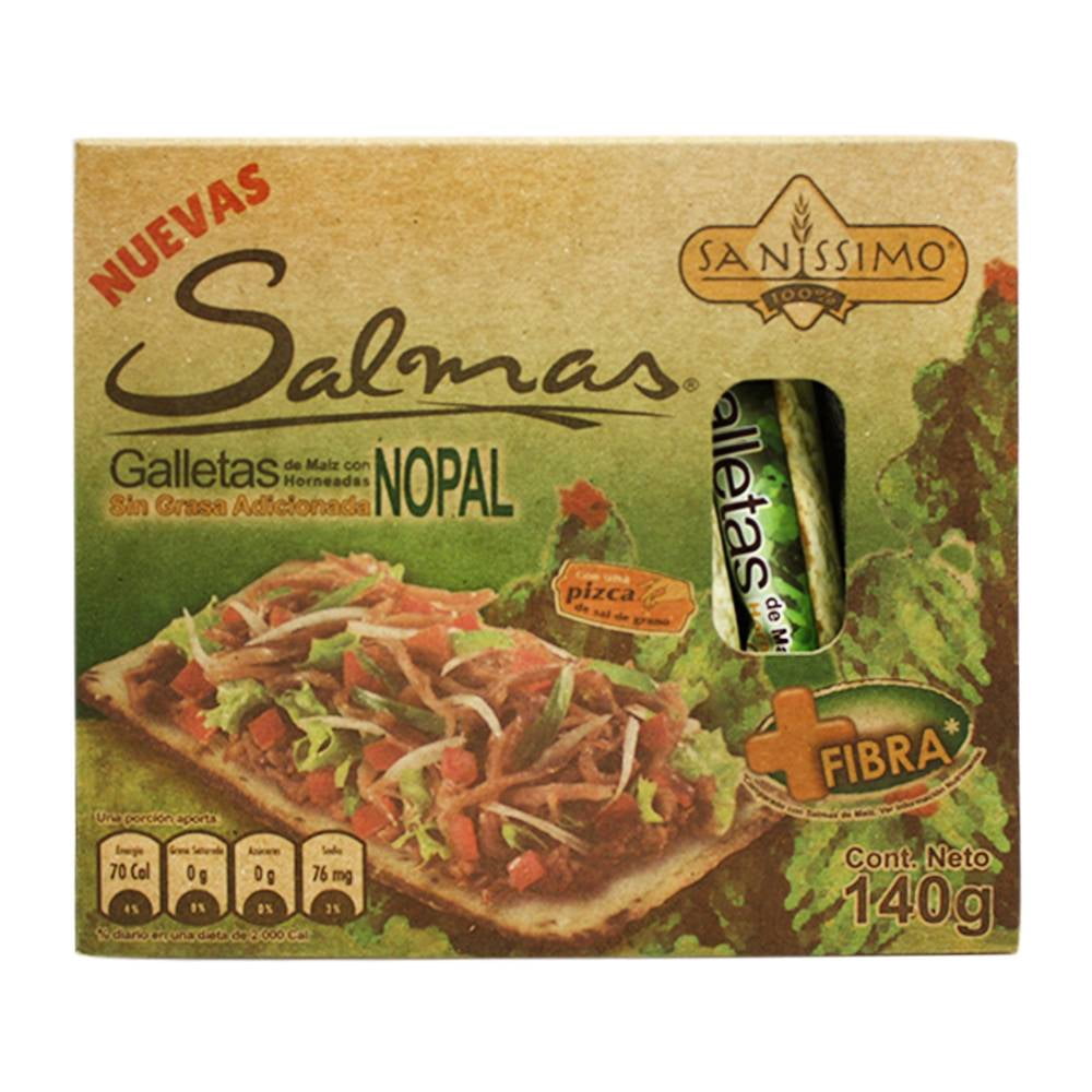 Galletas Sanissimo Salmas con nopal 140 g | Walmart en línea
