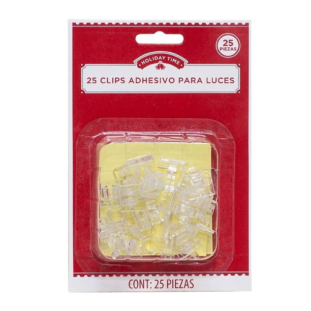 Clips Holiday Time con Adhesivo 25 pzas 37095CM2 | Walmart en línea