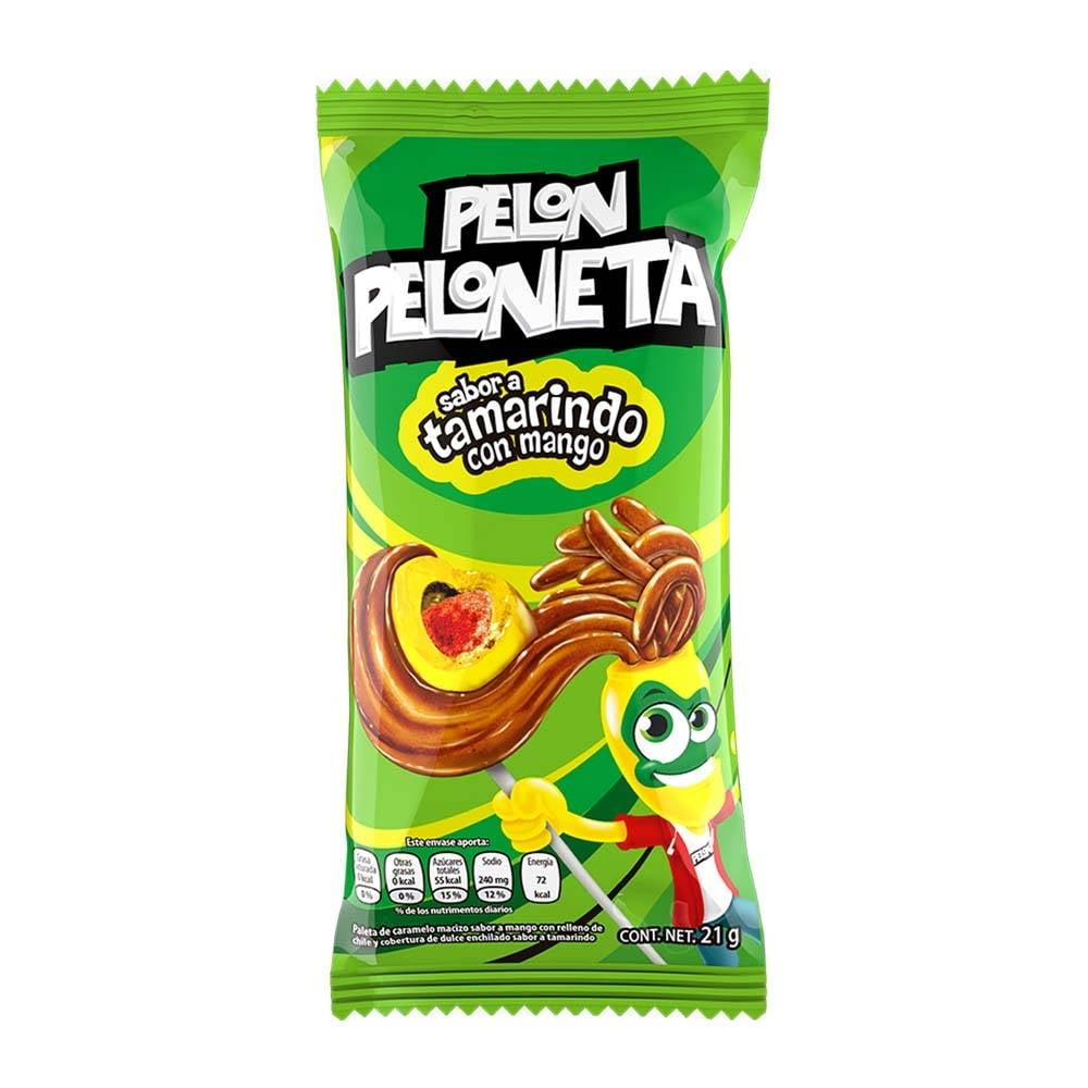 Paleta de caramelo Pelon Pelo Rico Peloneta sabor tamarindo con mango ...