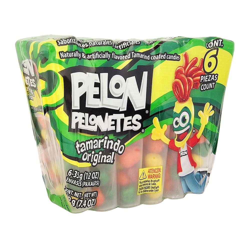Pelon Pelonetes original sabor tamarindo 1 paquete con 6 pzas | Walmart ...