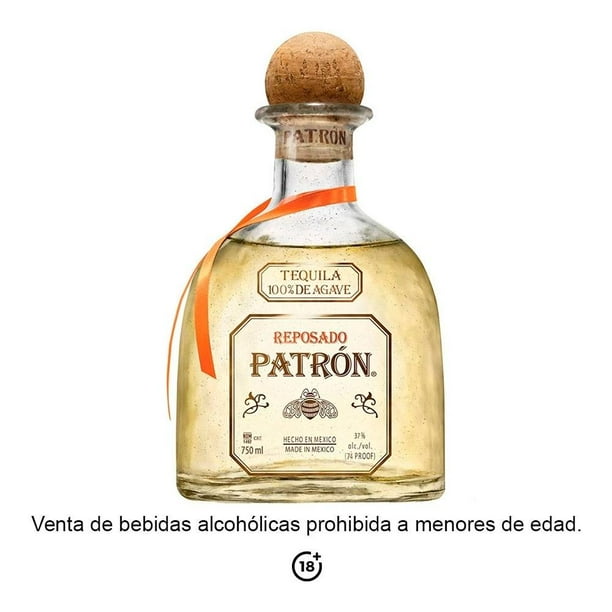 Tequila Patrón Reposado 750 ml | Walmart en línea