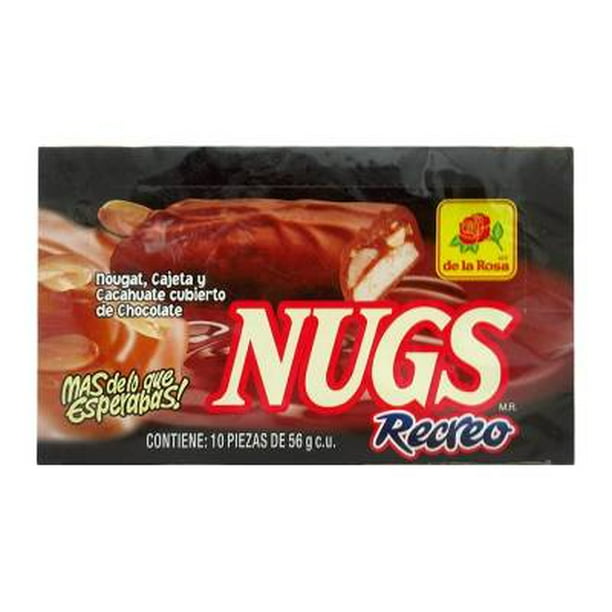 Chocolates De la Rosa Nugs recreo 10 pzas | Walmart en línea