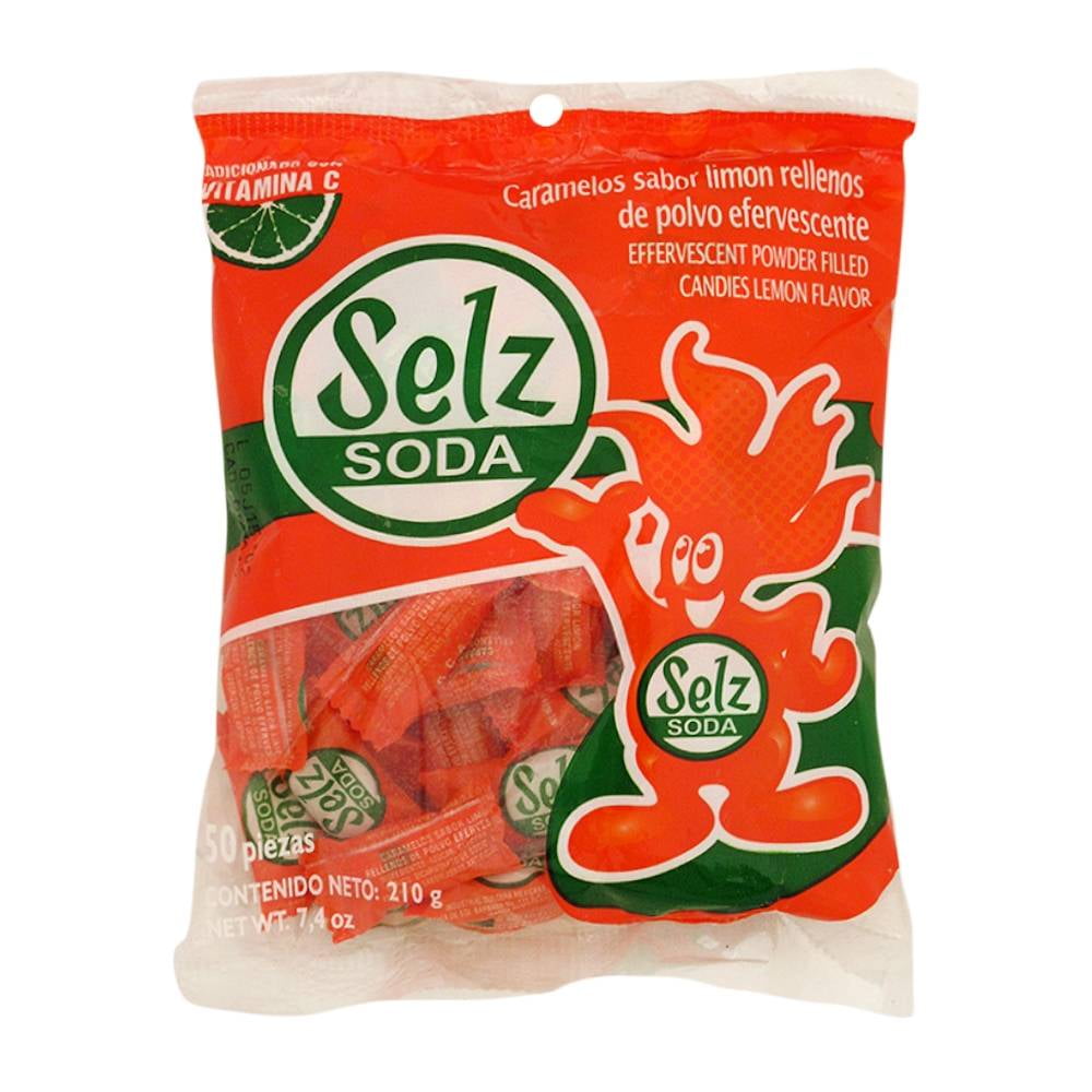 Caramelos Selz Soda sabor limón 50 pzas | Walmart en línea