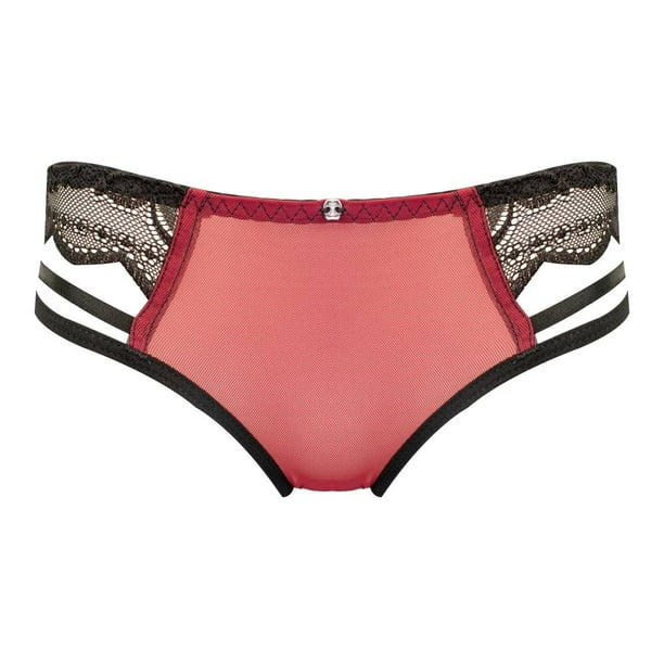 Bikini Vicky Form Talla CH Encaje en Costados Vino | Walmart en línea