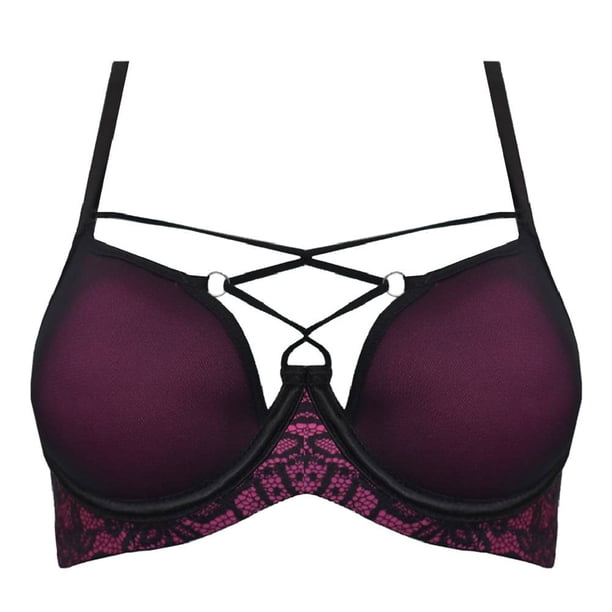 Brasier Vicky Form Talla 36B Elástico Cruzado Frontal Fucsia | Walmart ...