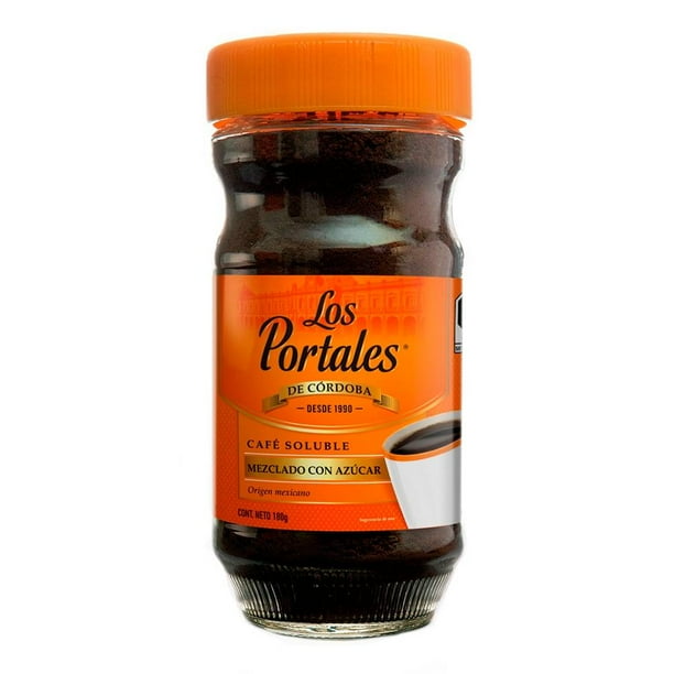 Café soluble Los Portales mezclado con azúcar 180 g | Walmart en línea