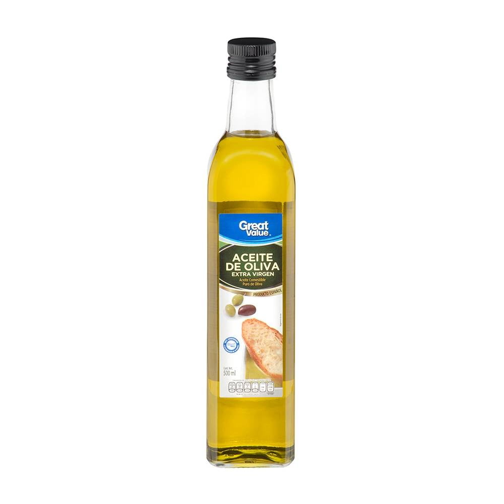 Aceite de oliva Great Value extra virgen 500 ml | Walmart en línea