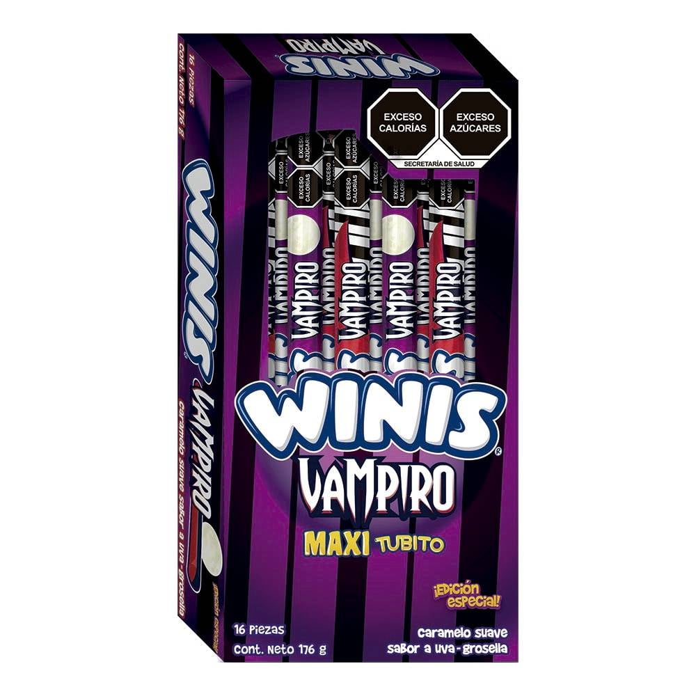 Caramelo suave Winis Vampiro Maxitubito 176 g | Walmart en línea