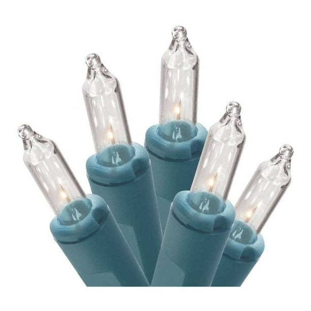Luces de Navidad Holiday Time 100 Mini Cadenas de Luces con Cable Verde ...
