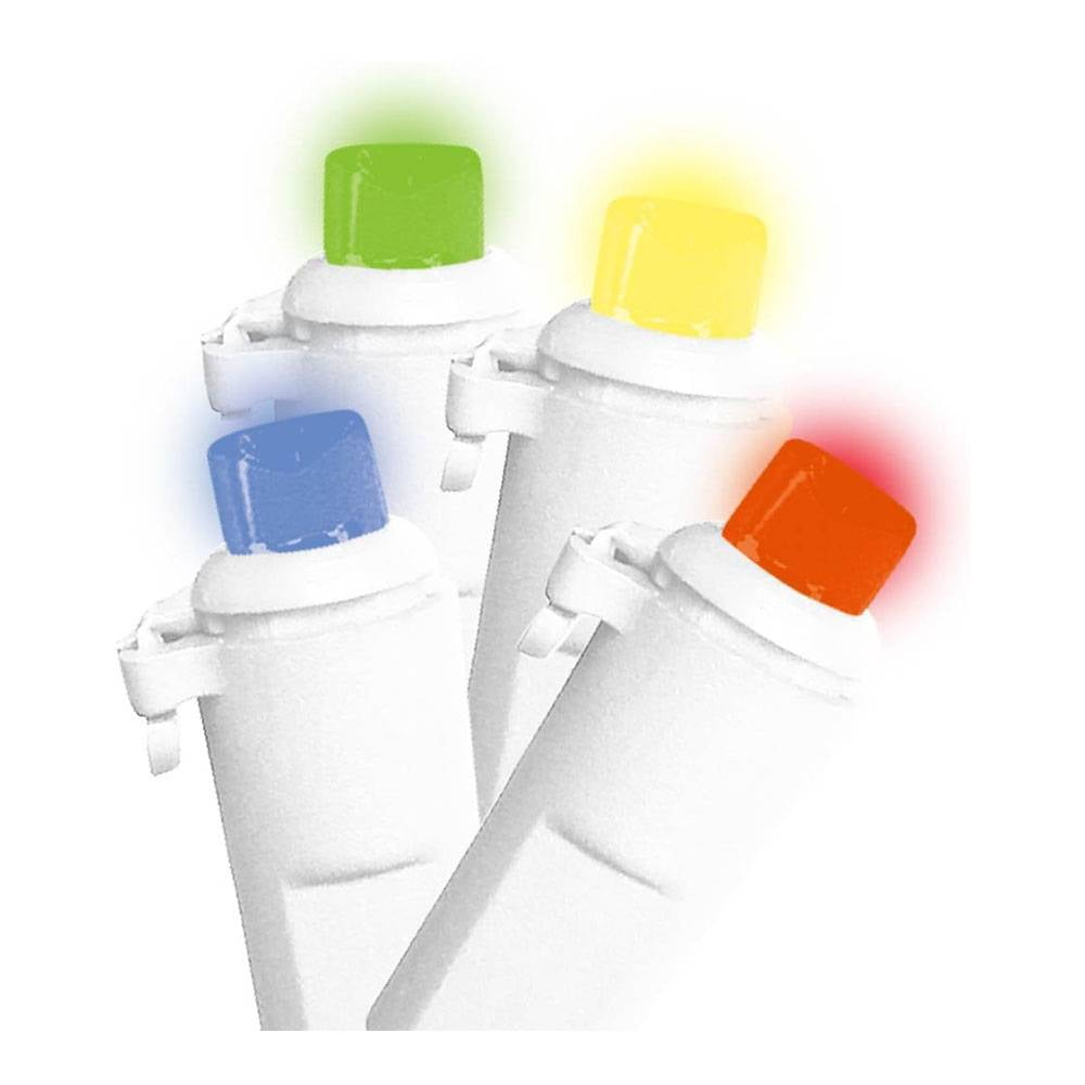 Luces de Navidad Holiday Time 100 Luces LED con 8 Funciones | Walmart ...