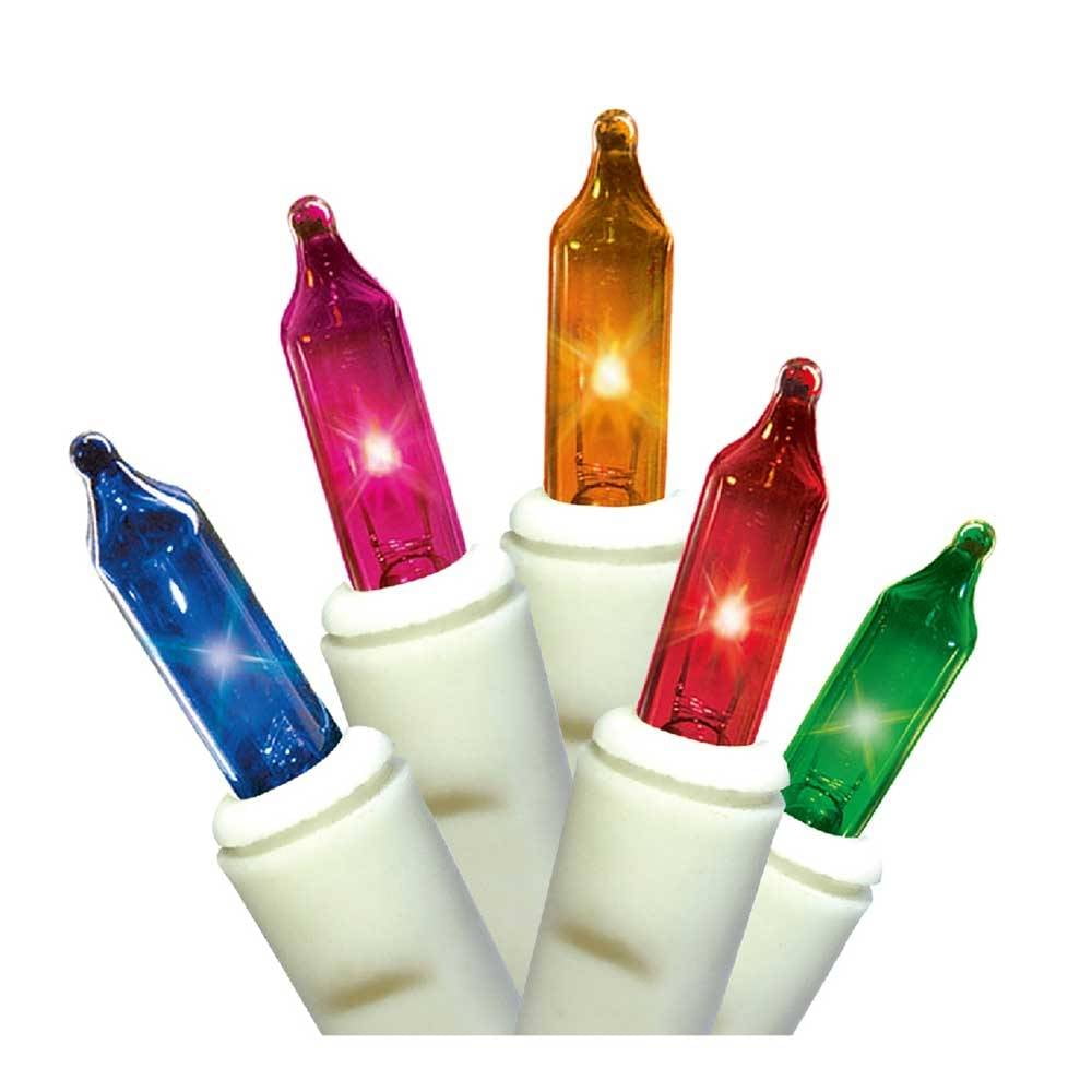Luces de Navidad Holiday Time N/A 100 Mini Cadenas de Luces con Cable ...