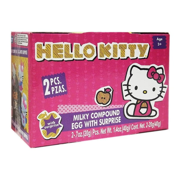 Huevo de chocolate Bondy Fiesta Hello Kitty sorpresa para niña 2 pzas ...