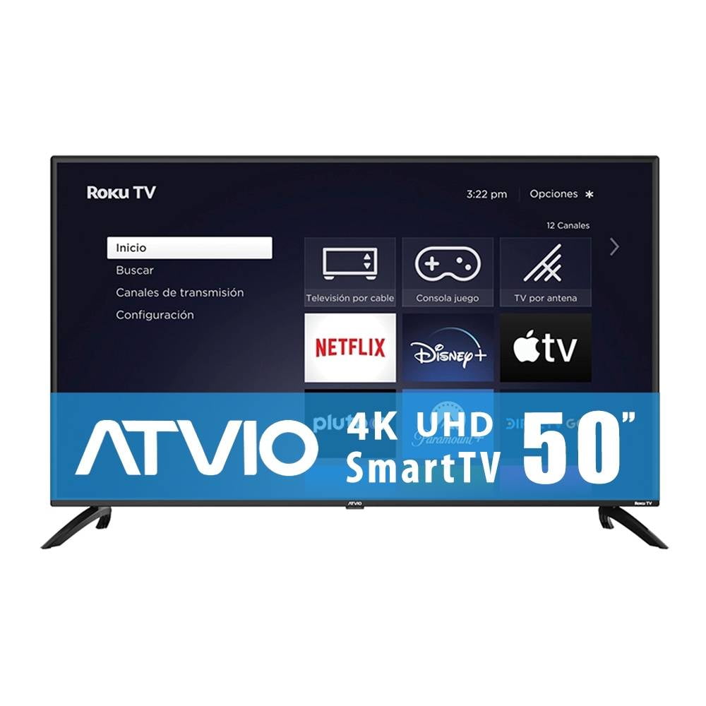 TV Atvio 50 Pulgadas 4K UHD ROKU TV ARK5017ILED | Walmart en línea