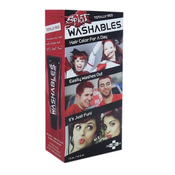 Tinte para cabello Splat Washables totally red 42.6 ml | Walmart en línea