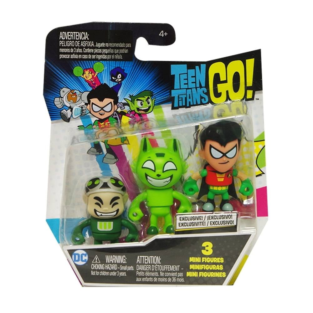 Mini Figuras DC Jóvenes Titanes 3 Piezas | Walmart en línea