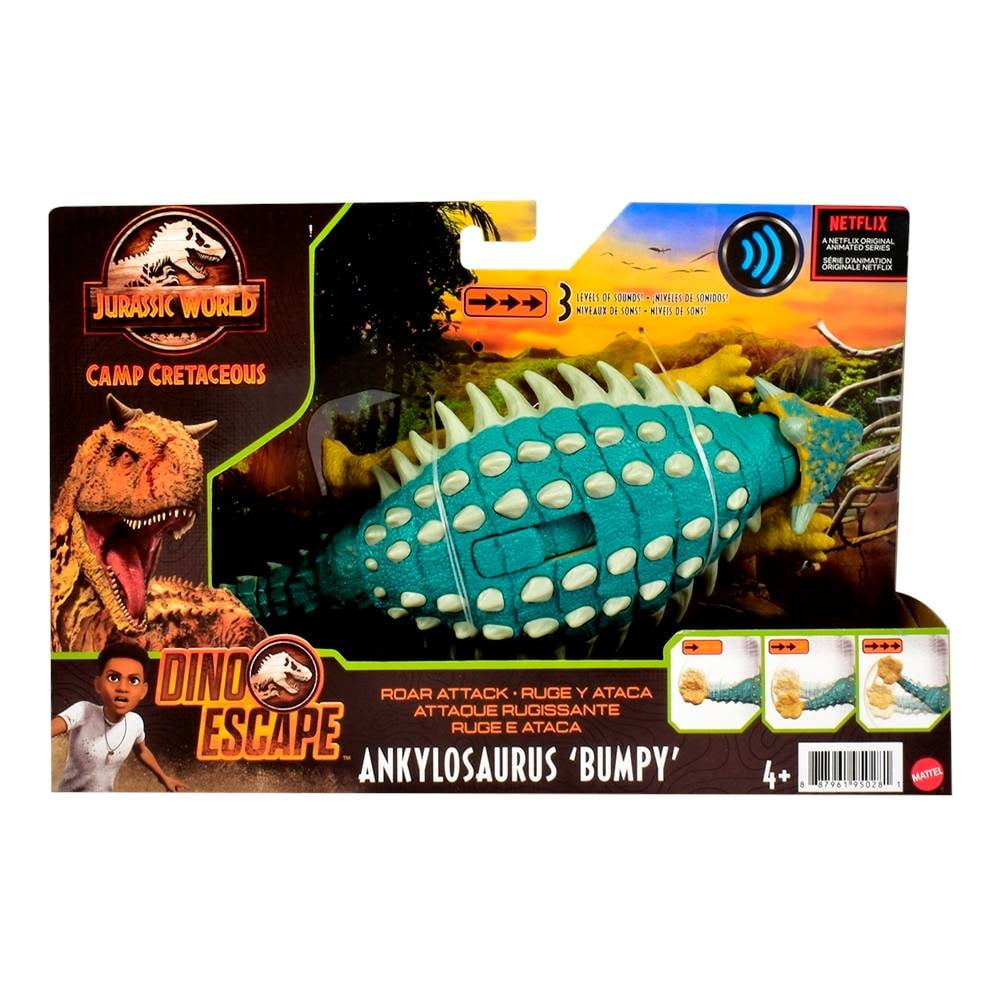 Dinosaurio Jurassic World Dino Escape Ankylosaurus 'Bumpy' | Walmart en ...