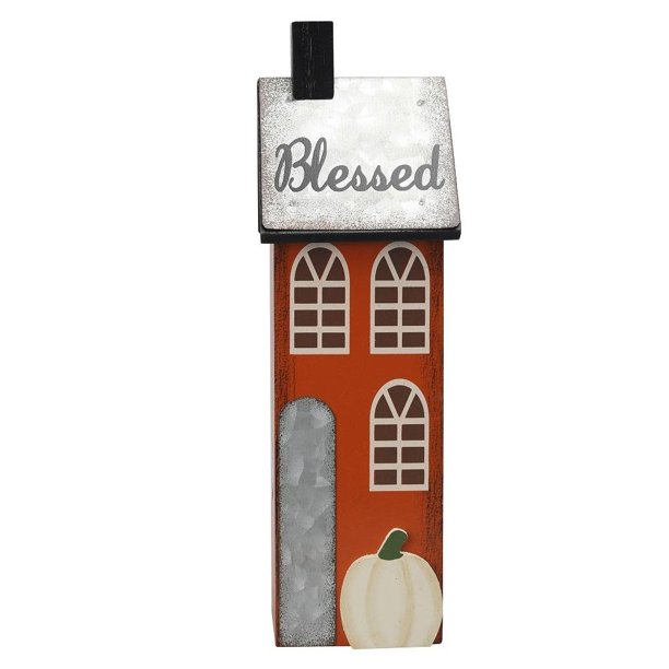 Casa Way to celebrate Blessed de 7x8.3x22 cm Blanco | Walmart en línea