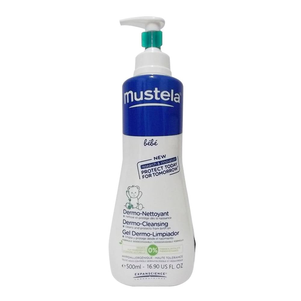 Gel dermo limpiador Mustela para cabello y cuerpo 500 ml | Walmart en línea