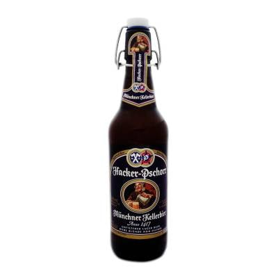 Cerveza clara Hacker Pschorr münchner kellerbier botella de 500 ml ...
