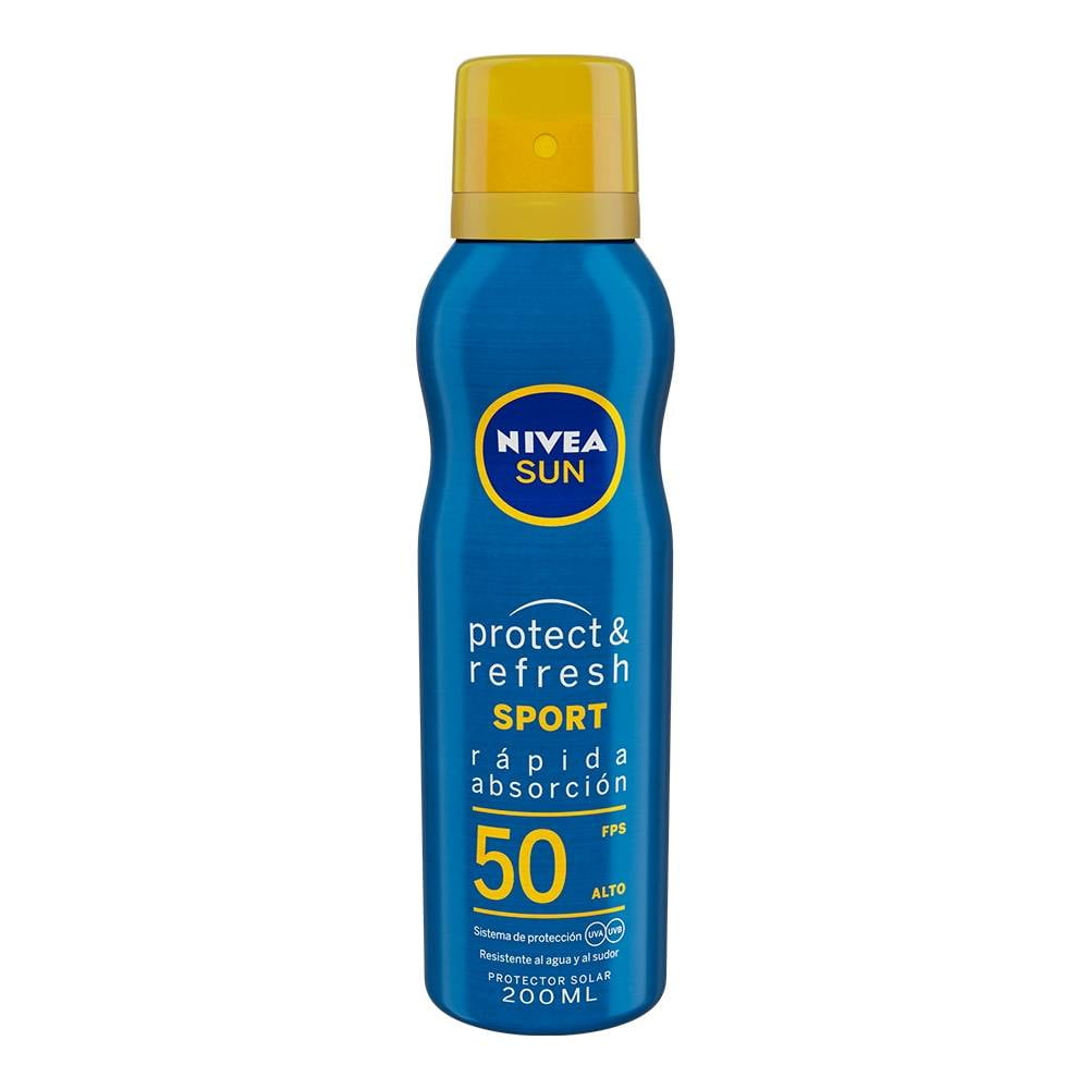 Protector solar NIVEA Sun FPS 50 protect & refresh sport 200 ml ...