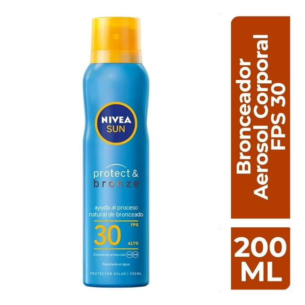 Protector solar corporal NIVEA SUN Protect & Bronze resistente al agua ...