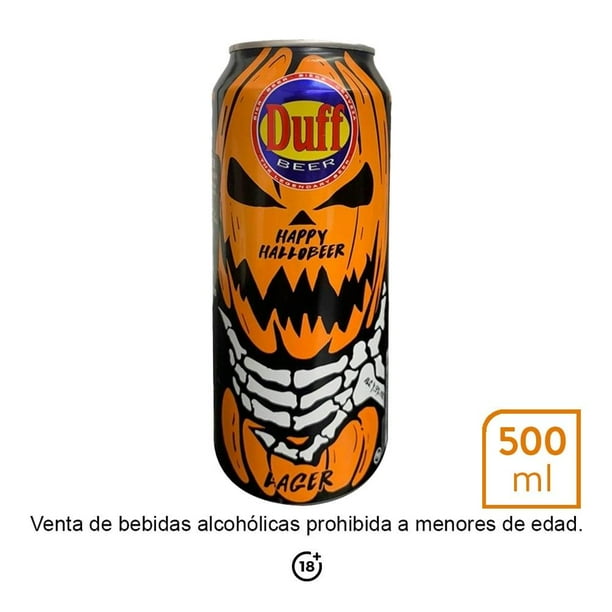 Cerveza Duff Lager Halloween 500 ml | Walmart en línea